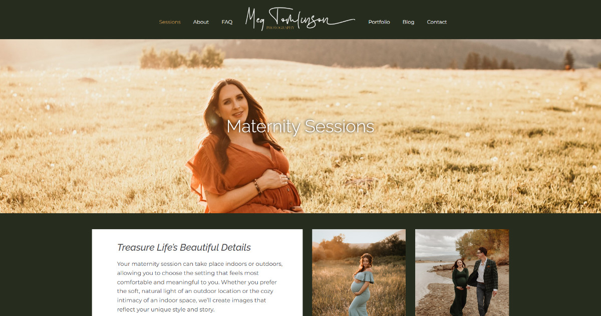 Maternity Photography Sessions | Maternity, Newborn & Milestones